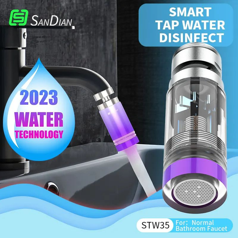 Buy Sandian Uvc Tap Disinfection Bathroom Joint Faucet Water ...