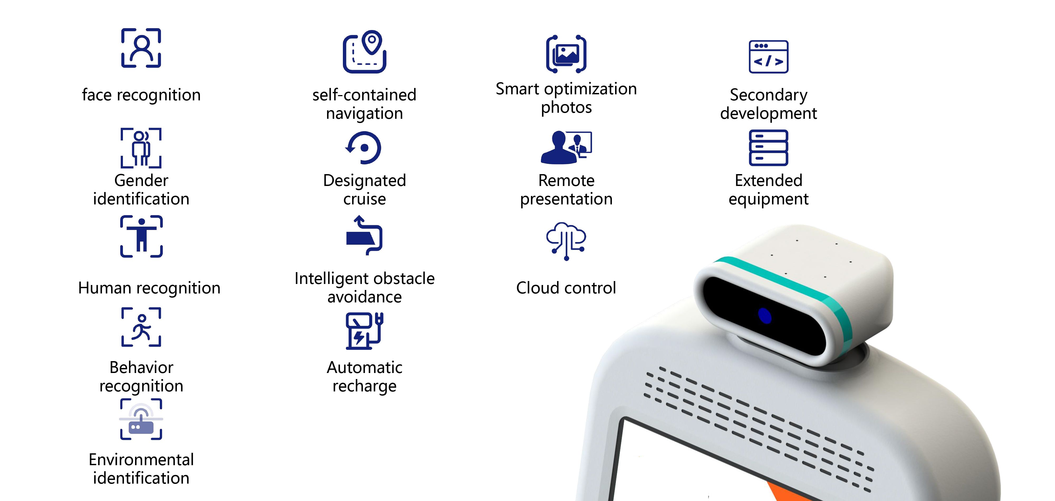 Buy Ateago Robotiks G1 Greetbot Reception Robot Guide Service Robot ...