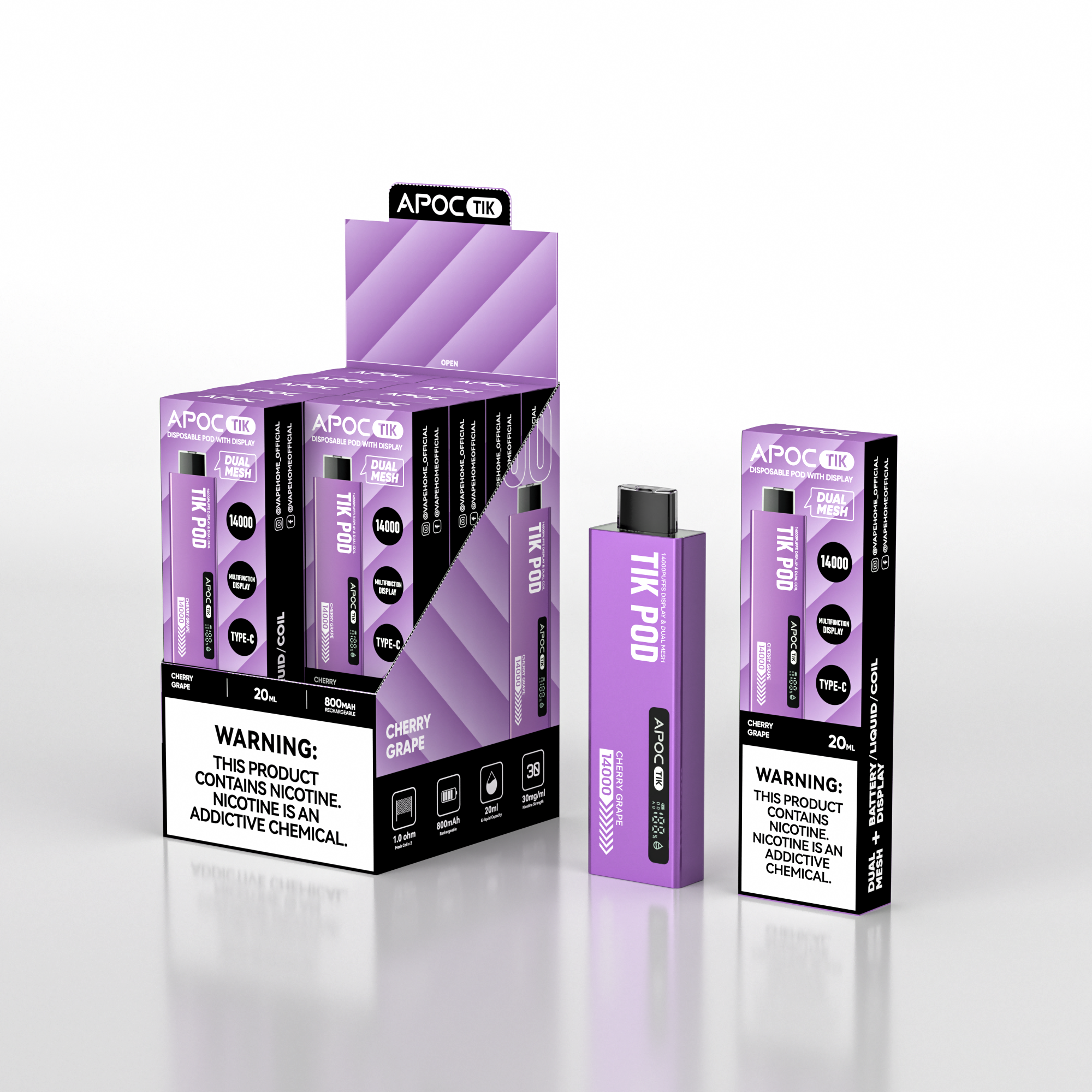 Buy Rechargeable Disposable Pod Kit 14000 Puffs from Dongguan City ...