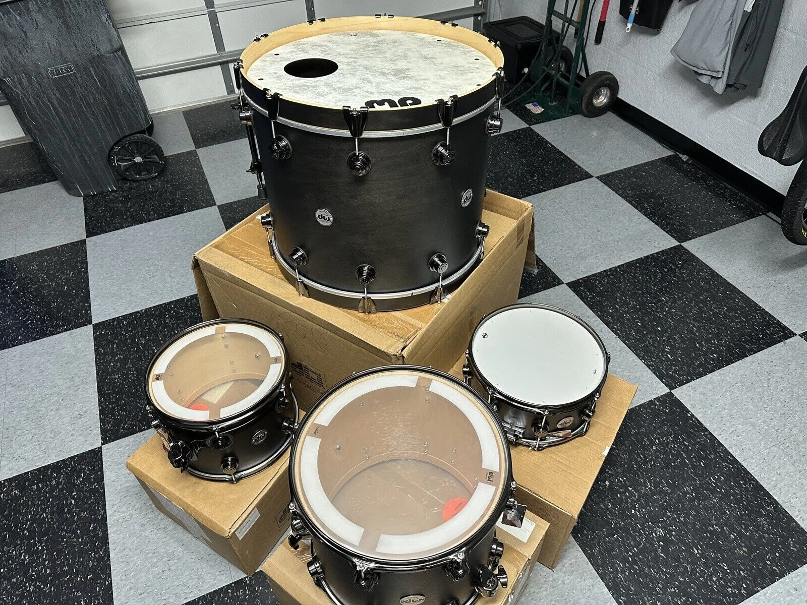 Buy Dw Collectors - Maple - Ebony Satin Oil W/black Nickel Hardware ...