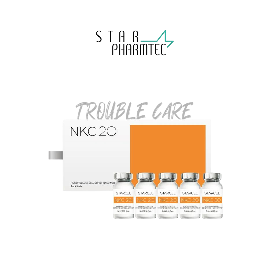 Buy Starcel 20 Nkc | Exosome | Trouble Care 5ml X 5 Vials from STARPHARMTEC, South Korea ...