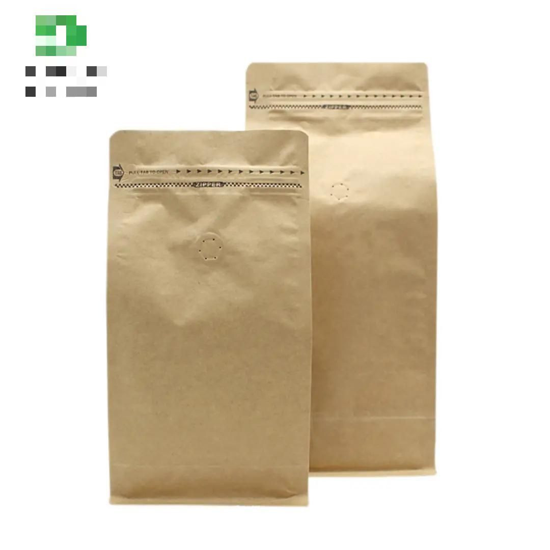 Buy Customizable Stand Up Craft Paper Packaging Bag With Zipper And ...