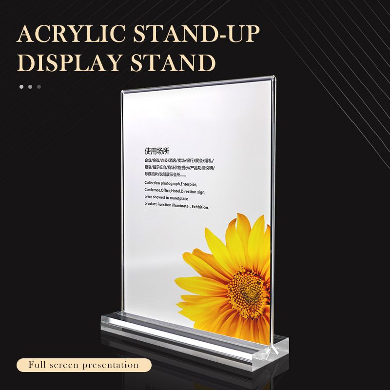 Buy Senchun Acrylic Display Stand, Standing Signdisplay Stand ...