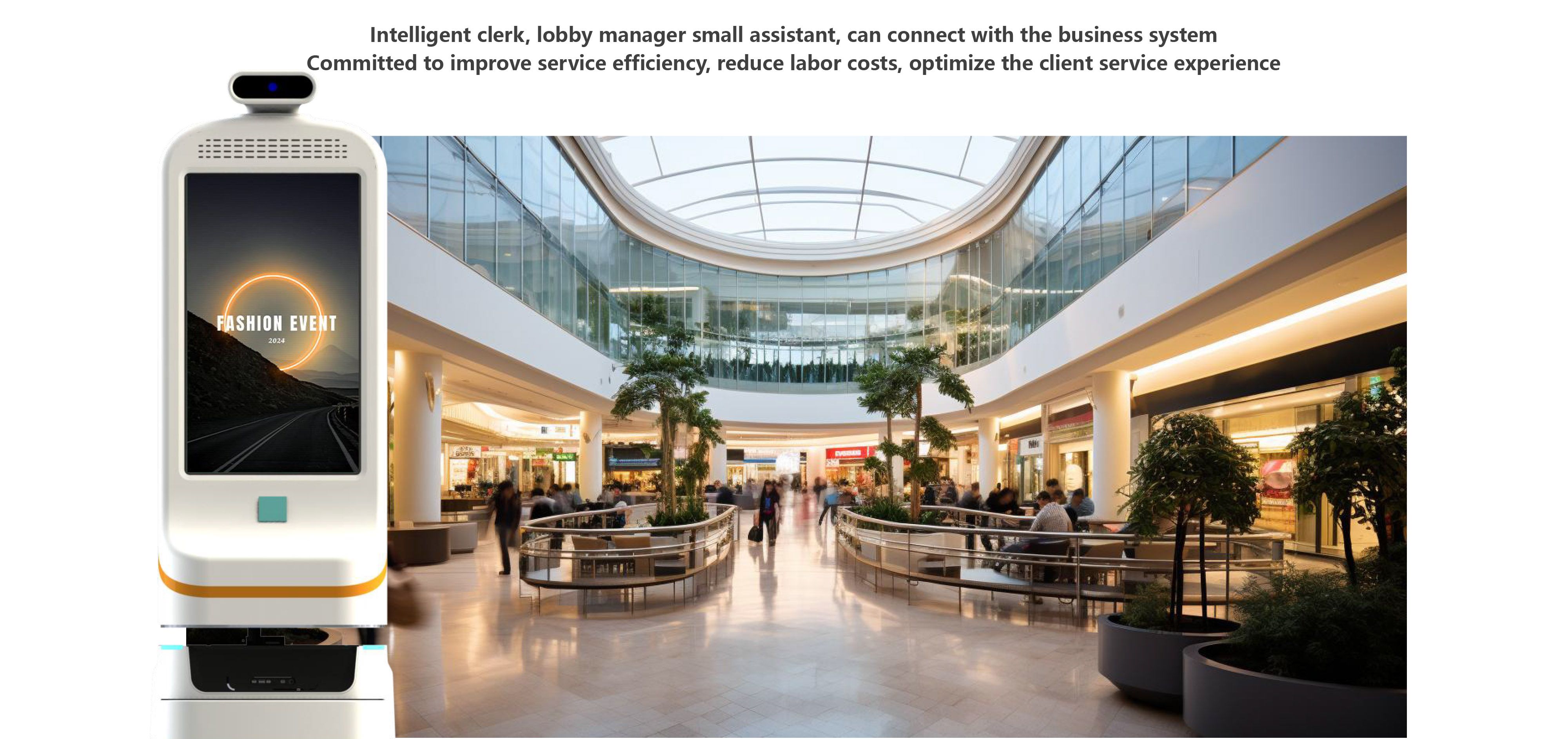 Buy Ateago Robotiks G1 Greetbot Reception Robot Guide Service Robot ...