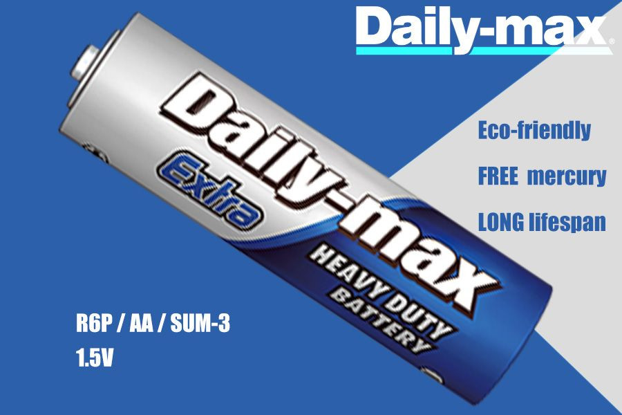 Buy Daily-max Alkaline Battery R6p Aa 1.5v Sum-3 from Changzhou Anyida ...