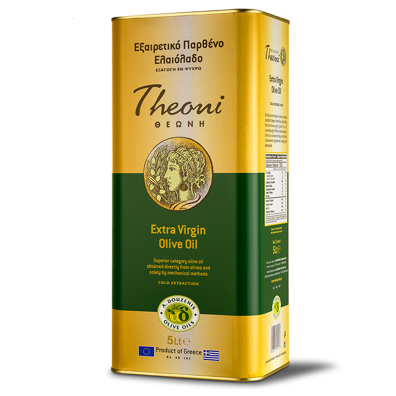 Buy Theoni Extra Virgin Olive Oil 5lit Tin (100% Greek) from VOGIATZIS ...