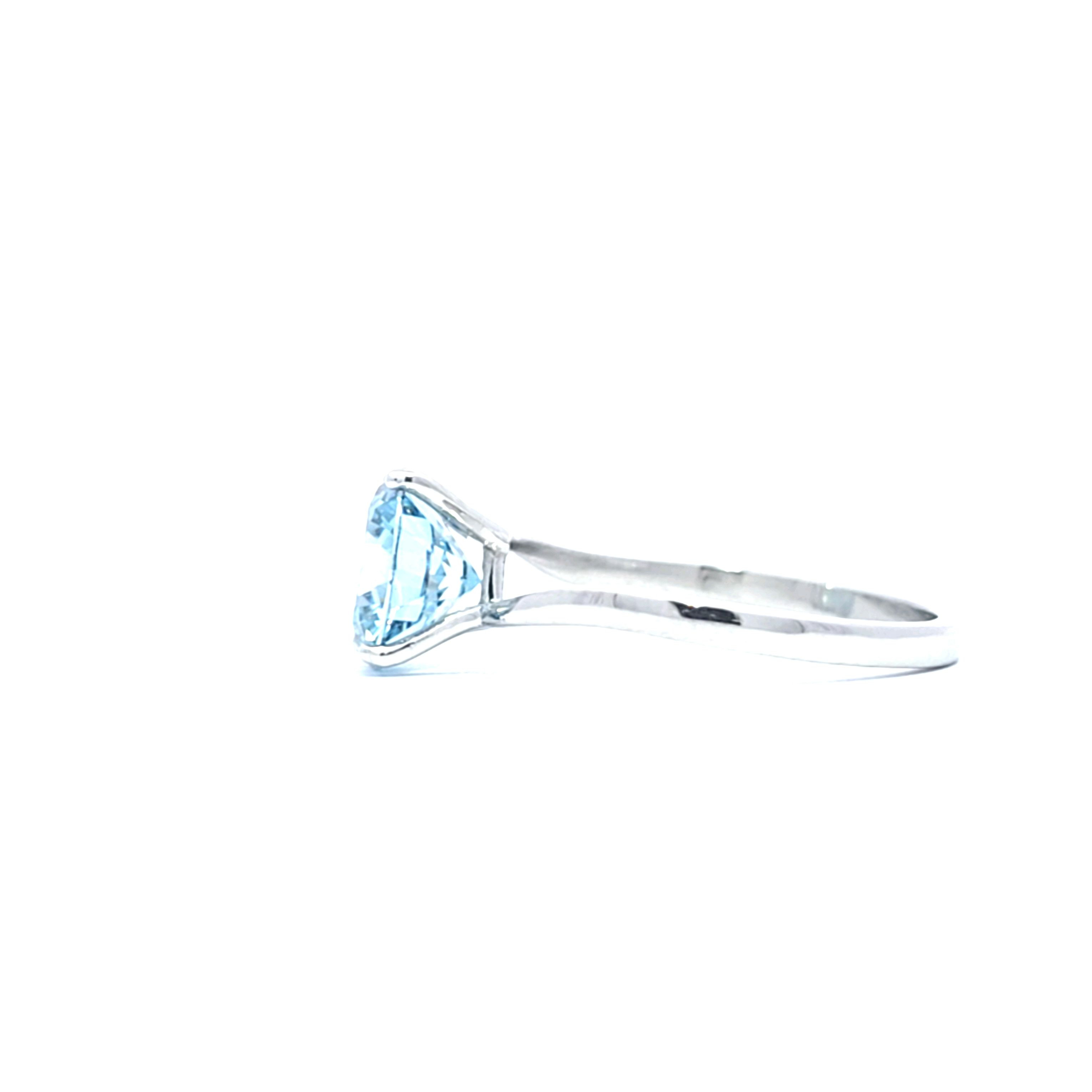 Buy Lab-grown Blue Diamond Tiffany Ring from Lab grown gems, Australia ...