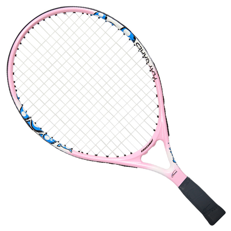 Buy 19 Inch Aluminum Tennis Racket Racquet Pink Orange Kids Tennis ...