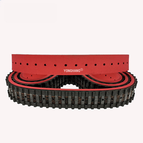 Buy 225l Red Rubber Vacuum Punching Hole Pu Endless Film Pull Timing ...