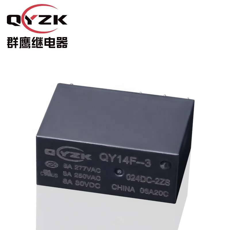 Buy 24 Voltage 2 * Spdt Rating Load 5amp 250vac 5a 30vdc 8 Pins 0.54w Alternative To Hf14ff ...