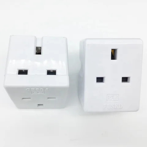 Buy 3 Way Uk 13a Mains Socket Adaptor Multi Plug Fused Adapter from ...