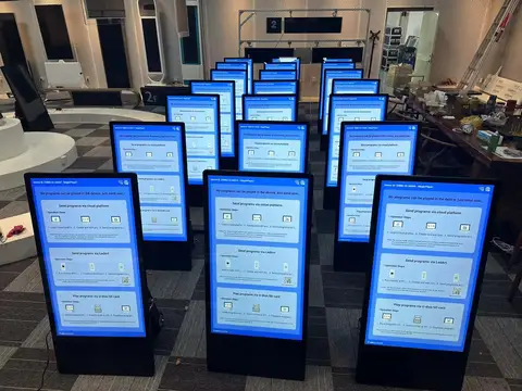 Buy 55 Inch Lcd Screen Signage Digital Display Smart Kiosk Advertising ...
