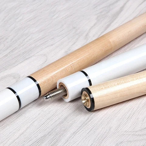 Buy 57" Length Stainless Steel Joint 13mm Cue Tip Canadian Maple Wood ...