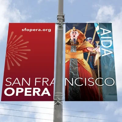 Buy Advertising Flag Banner Display Street Pole Banner Material Lamp ...