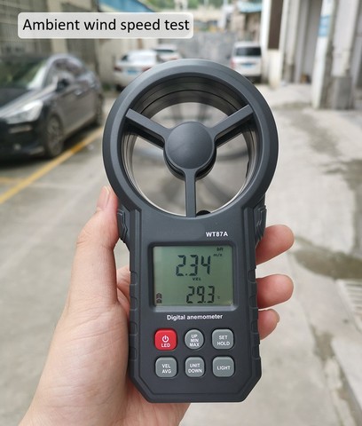 Buy Anemometer Wind Meter Air Temperature Flow Velocity Meter Wind ...