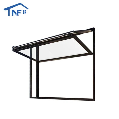 Buy Balcony Aluminum Bi-fold Push Out Window Double Glass Folding ...