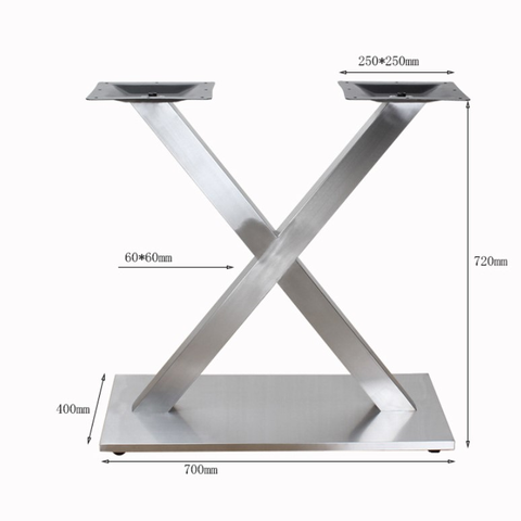Buy Cheaper X Shape Stainless Steel Metal Furniture Leg Industrial ...