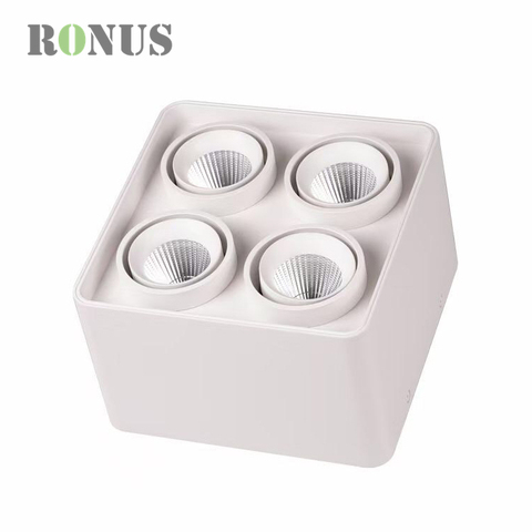 Buy Commercial Cob 9w Surface Mounted Square Downlight Led 360 Rotation ...