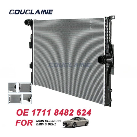 Buy Couclaine 17118482624 8482624 Coolant Aluminium Radiator For Bmw ...