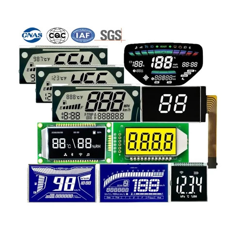 Buy Custom Display Htn Positive 4.5v Segment Displays Screen Large 7 ...