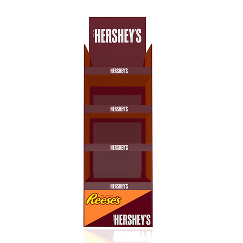 Buy Custom Retail Store Paper Display Racks Promotion Free Standing Pos ...