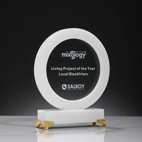 Buy Customized Crystal Marble Trophies Medals Plaques Creative Engraved ...