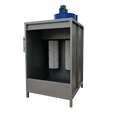 Buy Customized Electrostatic Powder Coating Booth With Dust Collection ...