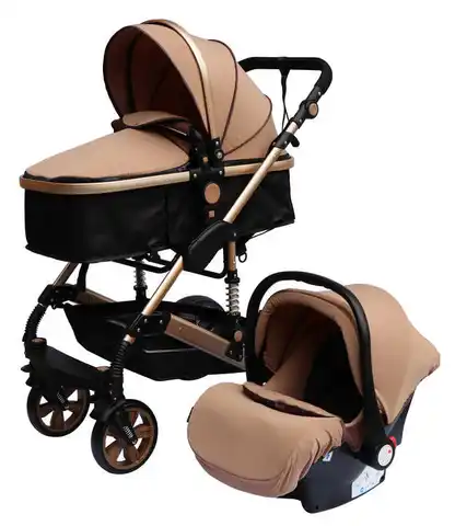 Buy Customized Logo Aluminum Frame Folding Baby Stroller With 360 ...