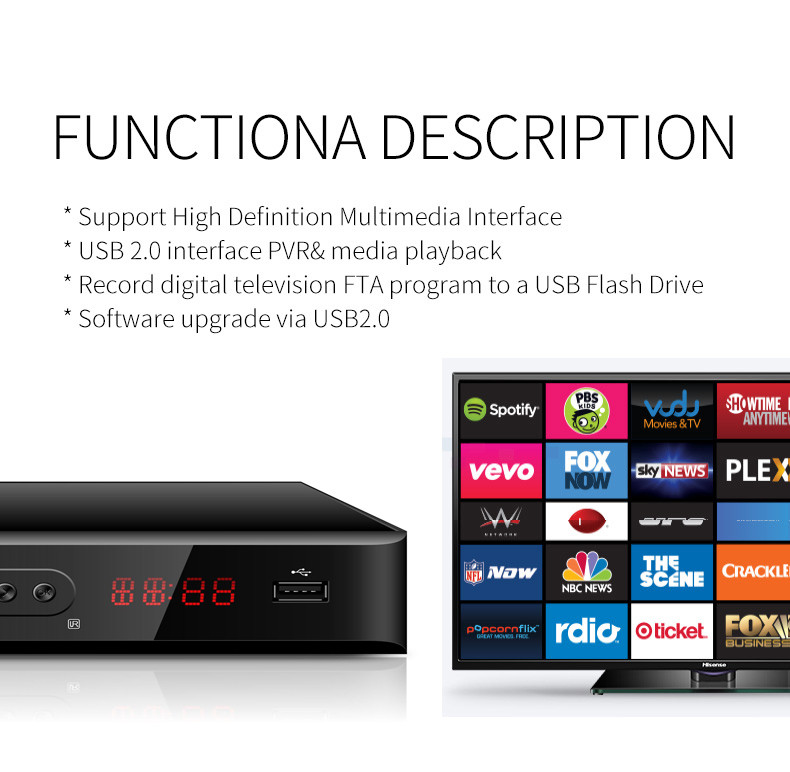 Buy Dvbt2 Stb Full Hd Best Quality Firmware Upgrade Dvb-t2 Set Top Box ...