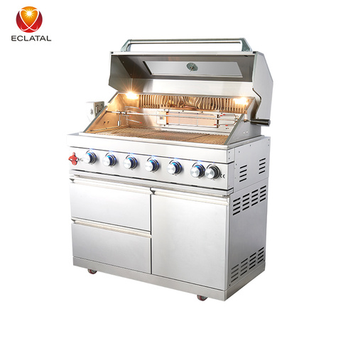 Buy Free Standing Garden Barbecue Commercial Stainless Steel Outdoor ...