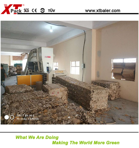 Buy Full Auto Paper Baler Press Waste Paper Scrap Compressing from ...