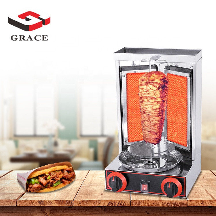 Buy Grace Rotary 110v Gas Doner Kebab Making Machine Meat Shawarma ...