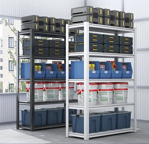 Buy Heavy Duty Industrial Workshop Display Shelving Steel Storage Shelves Metal Stacking Rack ...