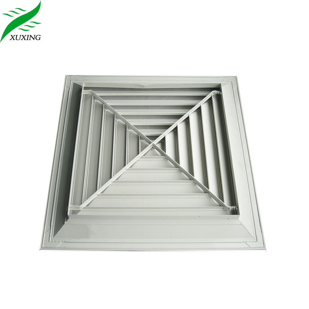 Buy Hvac Diffuser Aluminum Ceiling 4-way Supply Air Conditioning ...