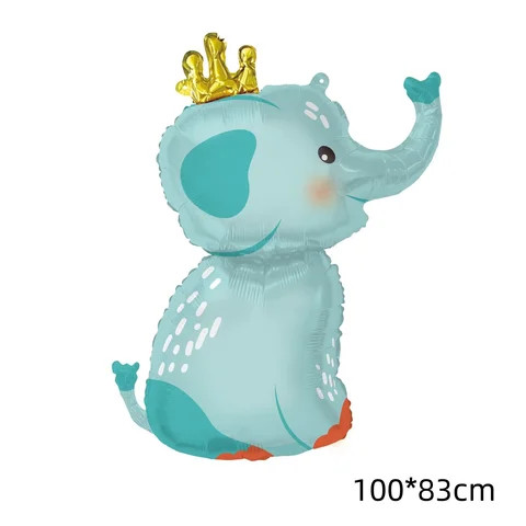 Buy Jungle Safari Animal Balloons Giant Zoo Animals Foil Mylar Balloons ...