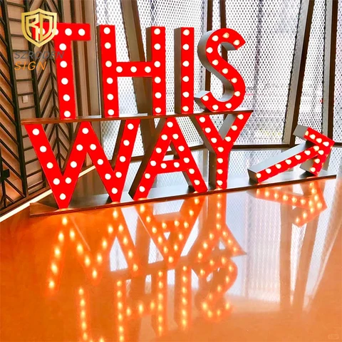 Buy Led Marquee Letter Open Face Channel Letter Bulb Channel Letter ...