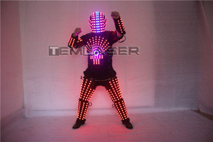 Buy Led Suit Dj Costumes Clothes Led Lights Luminous Stage Dance Led ...