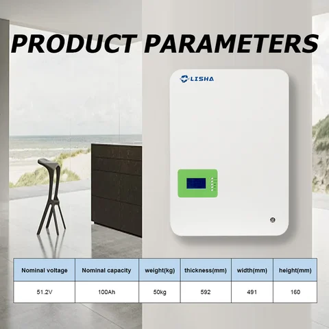 Buy Lisha New Models 51.2v 100ah Power Storage Battery Solar Energy ...