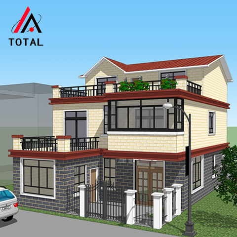 Buy 150m2 Prefab House 3 Bedroom Luxury China Modern European Style ...