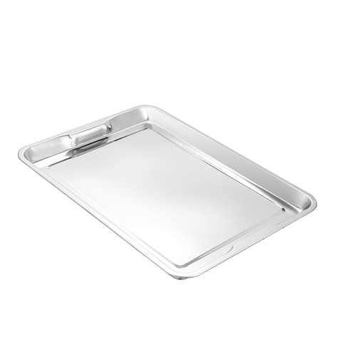 Buy Metal Stainless Steel Food Serving Tray Baking Tray Stainless from ...