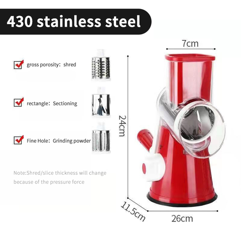 Buy Multi-function Vegetable Fruit Hand-operated Shredder Chopper Abs ...