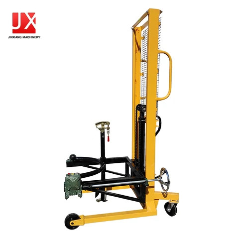 Buy Multifunction Oil Drum Stacker Truck Three Wheels Manual Drum ...