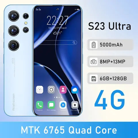 Buy New Global Version 6.6 Inch Smartphone Real Memory 6gb+128gb ...