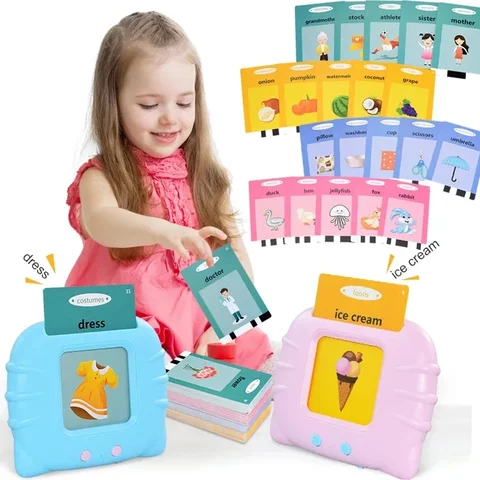Buy New Talking Flash Cards 224 Words Tod Toddler Toys Boys Girls ...