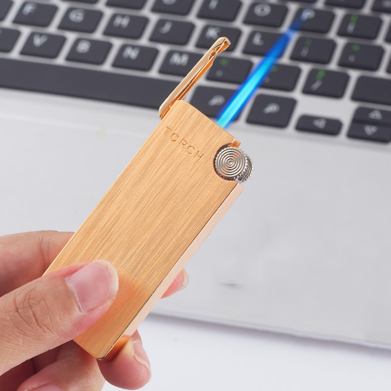 Buy Personalized Custom Windproof Jet Blue Flame Torch Lighter ...