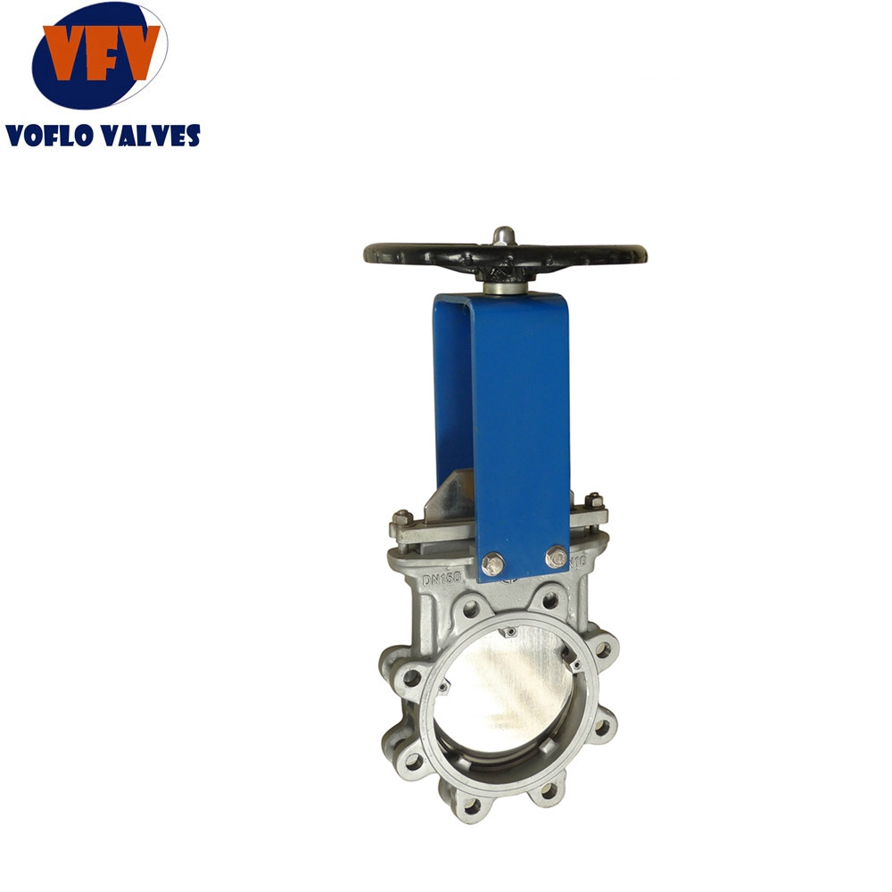 Buy Pn10 Dn50 Non-rising Stem Bidirectional Sealing Knife Gate Valve from Beijing Voflo Valves ...