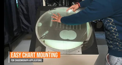 Buy Sipcon Shadowgraph Optical Comparator Profile Projector With Slant ...