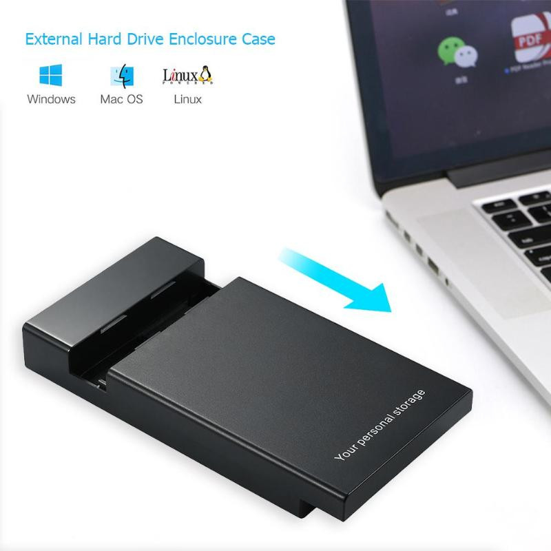 Buy Slim 3.5" Usb 3.0 Hard Disk Enclosure Sata External Case External ...