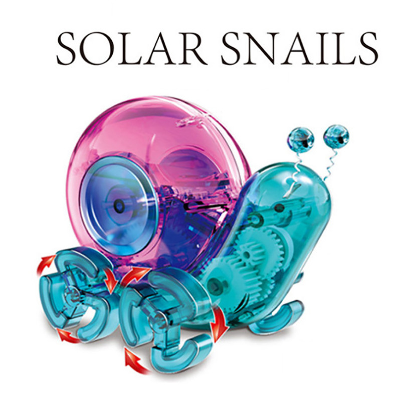 Buy Solar Snails Robot Diy Snails Poket Pet Solar Robot Engry Gengrates ...