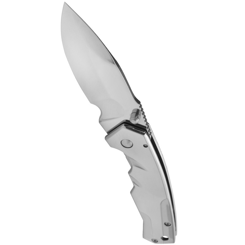 Buy Stainless Pocket Knife Plating Silver Titanium Pocket Knife Camping ...